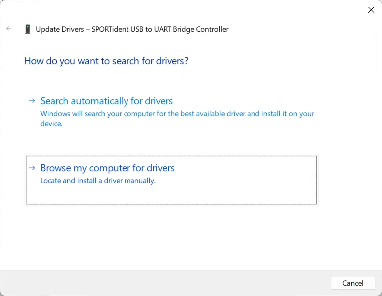 USB driver for ARM64 | SPORTident Documentation